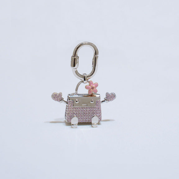 Limited Edition: Pink Pavé Baby Kelley Doll Bag Charm – Charmante